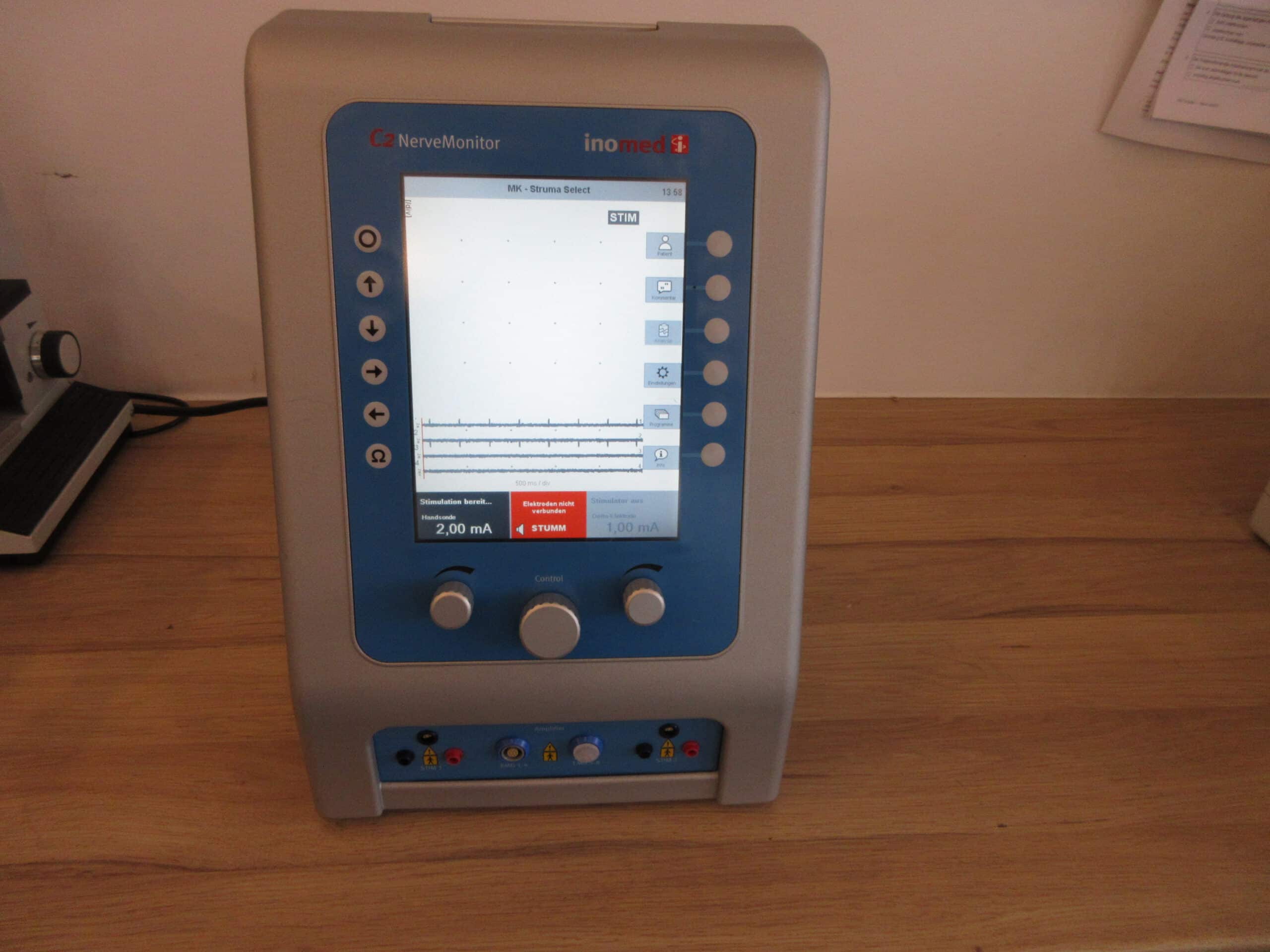 Inomed C2 4-Kanal Nervenmonitor Baujahr 2009 Neuromonitoring-System